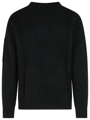 C.P. COMPANY Wool Blend Sweater - Black