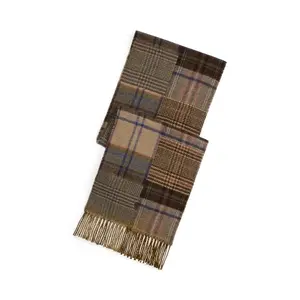 Ralph Lauren Patchwork Plaid Wool-blend Scarf