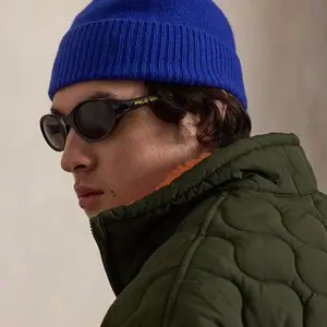 Ralph Lauren Wool-cashmere Beanie - Active Royal