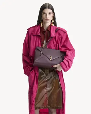 Saint Laurent Simone Medium In Soft Leather