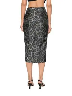 STELLA MCCARTNEY Silk Midi Skirt