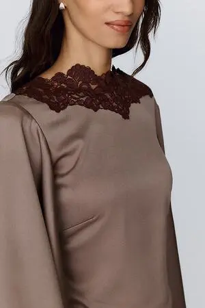 DE LA VALI Astral Lace Mi Dress