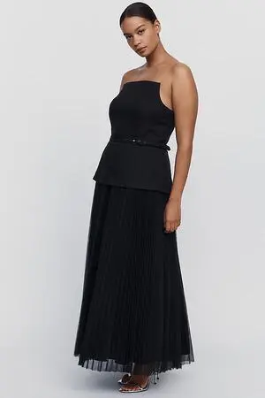 HUTCH Joyanna Belted Midi Dress