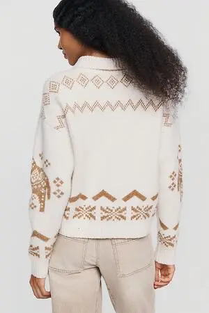 Moon River Collared Sweater