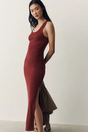 Spiritual Gangster Sienna Maxi Dress - Dark Red