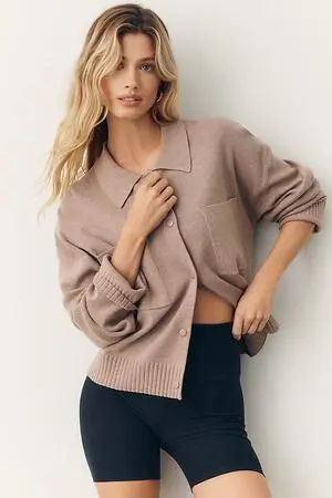 Z SUPPLY Slowdown Collared Cardigan Sweater - Tan