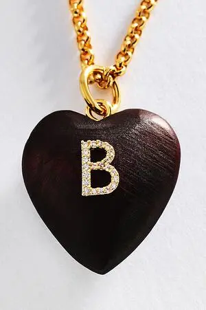 Timeless Pearly Wood Itil Pendnt Necklce B