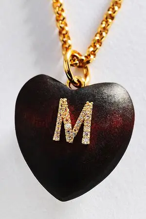 Timeless Pearly Wood Itil Pendnt Necklce M