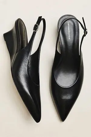 Anthropologie Slgback Wedge Heels