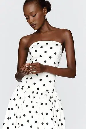 Endless Rose Cotton Len Blend Midi Dress