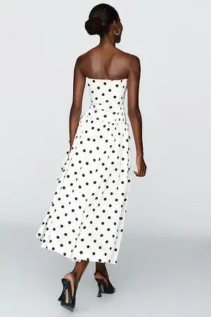 Endless Rose Cotton Len Blend Midi Dress