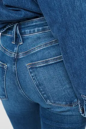 GOOD AMERICAN Soft Tech Good Classic High Rise Bootcut Jeans