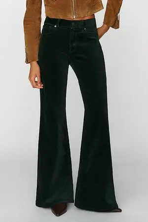 Ag Georgie Velvet Mid Rise Flare Jeans