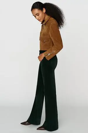 Ag Georgie Velvet Mid Rise Flare Jeans