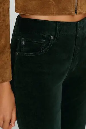 Ag Georgie Velvet Mid Rise Flare Jeans