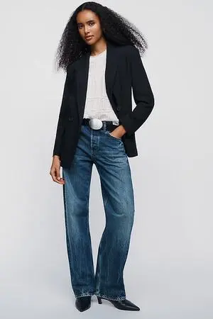 Ag Billie Mid Rise Straight Leg Jeans