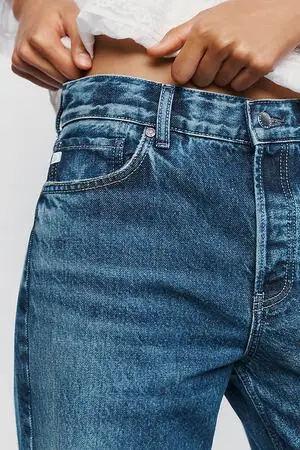 Ag Billie Mid Rise Straight Leg Jeans
