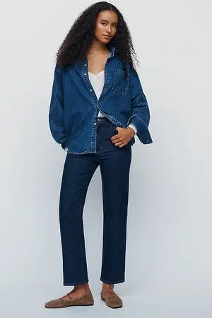 FRAME Le Sleek High Rise Straight Leg Jeans