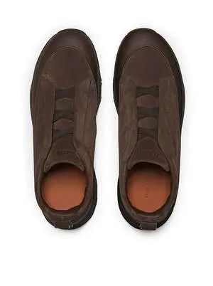 ZEGNA Triple Stitch™ Monte Sneaker In Leather And Suede