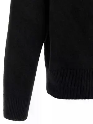 LARMERI STUDIO Half-zip High-neck Sweater
