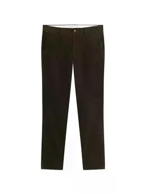 Tommy Hilfiger Denton Corduroy Straight-leg Trousers - Green