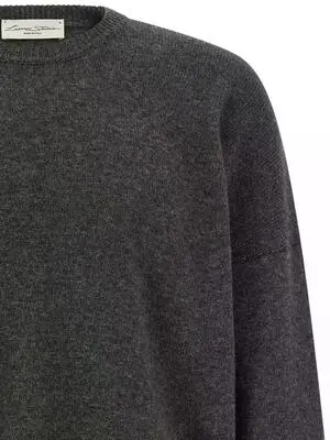 LARMERI STUDIO Dropped-shoulder Crew-neck Sweater