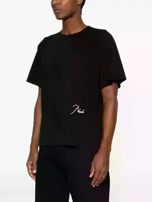 RHUDE Logo-print Raglan-sleeve T-shirt