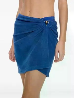 Christopher Esber Looped Back Ruched Orbit Mini Skirt