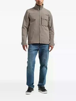 DIDRIKSONS Tyler High-neck Flap-pocket Jacket - Neutrals