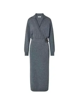 Liu Jo Dress In Knit With Buckles