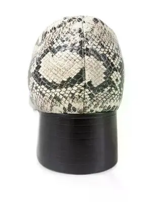 CORDERA Snake-effect Heeled Loafers