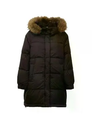 Max Mara Anfora Faux-fur-trim Puffer Coat