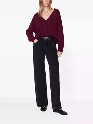 ANINE BING Lee Sweater Burgundy