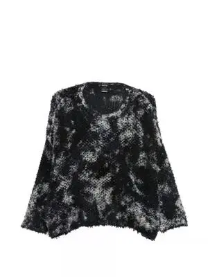 Avant Toi Bouclé Tie-dye Sweater