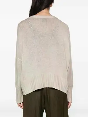 AVANT TOI Ribbed-trim Drop-shoulder Sweater
