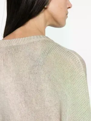 AVANT TOI Ribbed-trim Drop-shoulder Sweater