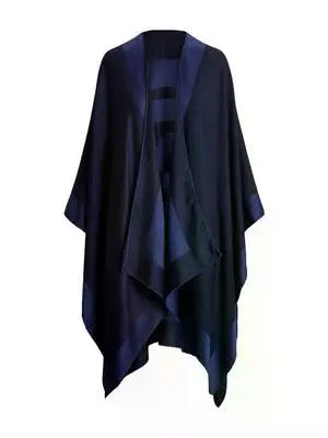 Ralph Lauren Jacquard Poncho - Blue