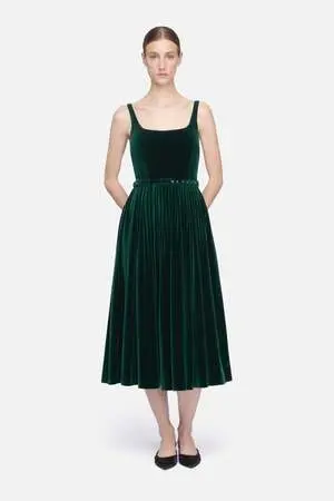 EMILIA WICKSTEAD Eagle Dress In Cotton Velvet