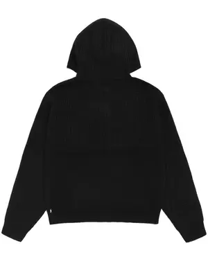 STUSSY Waffle Cashmere Zip Hood Sweater