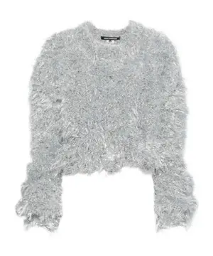 Junya Watanabe Sparkling Design Sweater - Silver