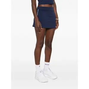 SPORTY  RICH Elastic-waist Skirt