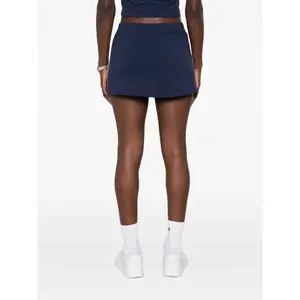 SPORTY  RICH Elastic-waist Skirt