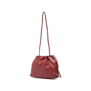 Soeur Suzette Drawstring Leather Shoulder Bag