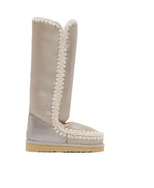 Mou Logo Round Head Boots