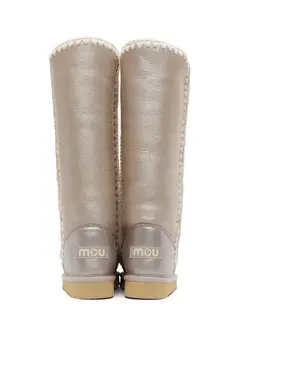 Mou Logo Round Head Boots