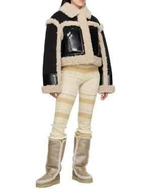Mou Logo Round Head Boots