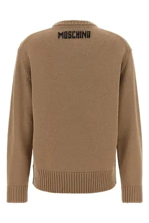 Moschino Extra-fine Merino Wool Intarsia Sweater