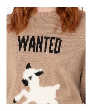 Moschino Extra-fine Merino Wool Intarsia Sweater