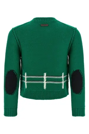 Moschino Extra-fine Merino Wool Intarsia Sweater