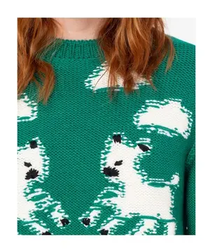 Moschino Extra-fine Merino Wool Intarsia Sweater